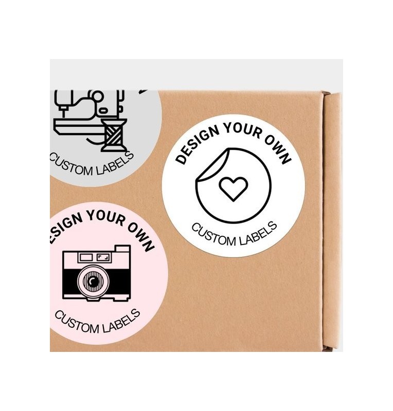 50mm Circle Design Your Own Label