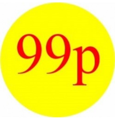 99p Self Adhesive Promotional Label Stickers